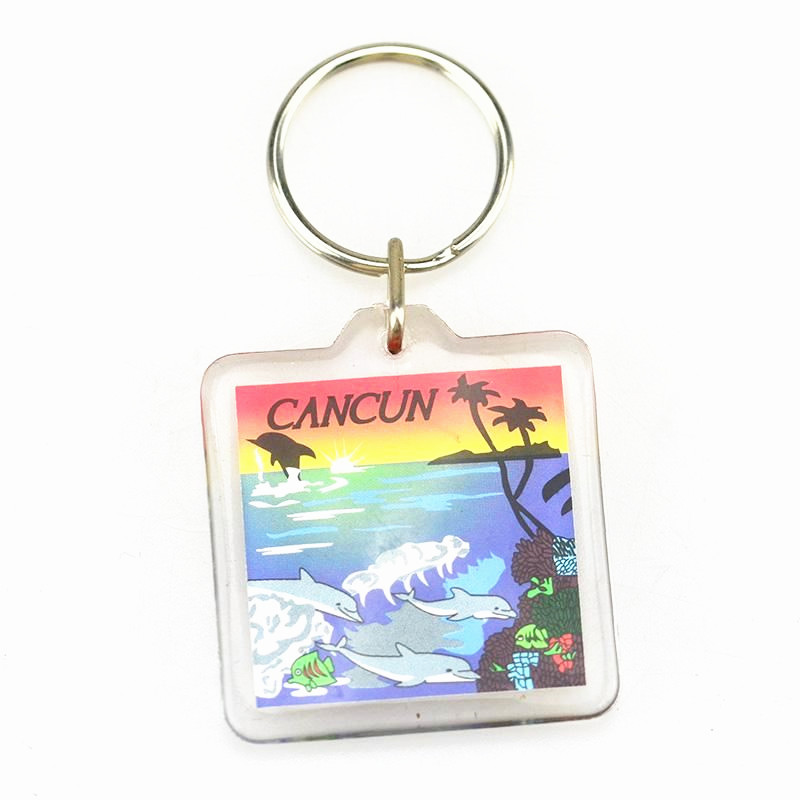 Square Acrylic Keyring,Acrylic Keyrings