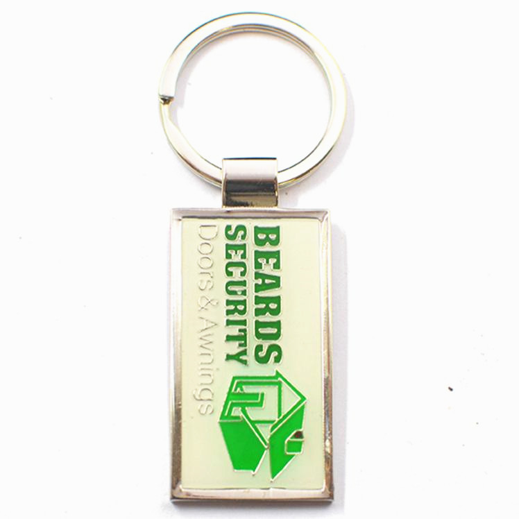 Rectangle Metal Key Ring,Metal Keyrings